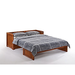 Night & Day Furniture Murphy Cube Cabinet Bed, Queen, Cherry