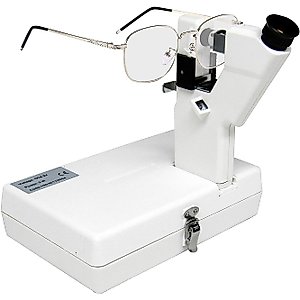 WIKINK Portable Optical Lensmeter, Optometry Lensometer, Spectacle Lens Scanner, Eyeglass Testing Equipment, Manual Focimeter