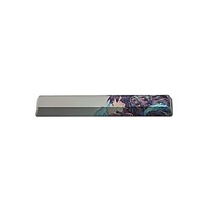 Hidetaka Kamado Tanjirou Nezuko Agatsuma Zenitsu Custom Gaming Keycaps PBT Spacebar Keycap for Cherry RGB MX Mechanical Gaming Keyboards with Key Puller (Tomioka Giyuu111)