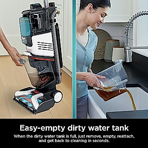 Shark EX201 CarpetXpert Upright Carpet, Area Rug & Upholstery Cleaner with StainStriker, Built-in Spot & Stain Cleaner, Perfect for Pets, Deep Cleaning & Tough Stain Removal, Carpet Shampooer, Cyan