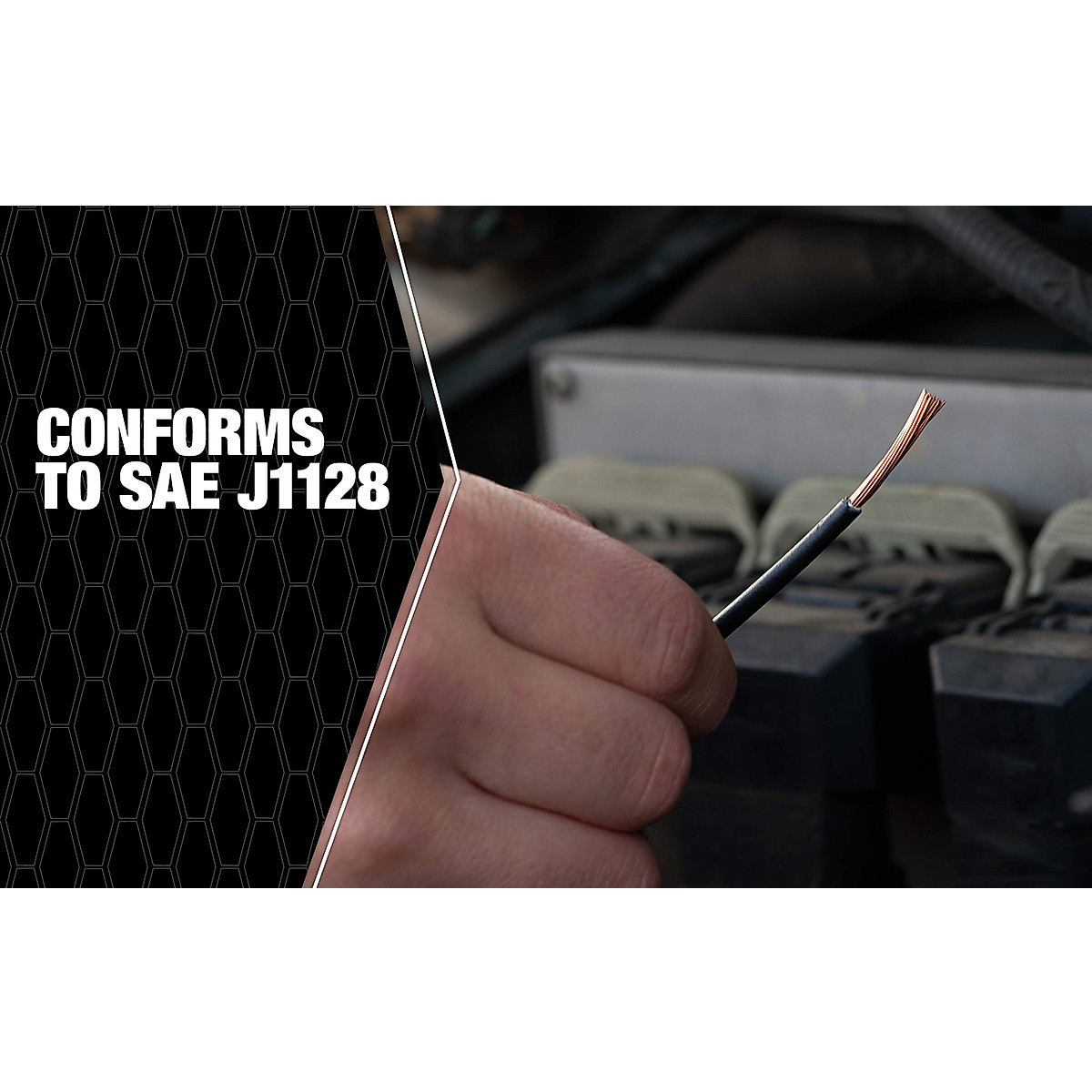 Southwire 55667323 Primary Wire, 18-Gauge Bulk Spool, 100-Feet, Black