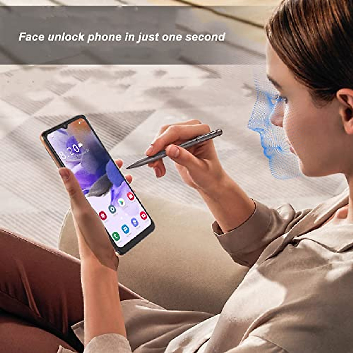 Yoidesu for S22 Ultra Smartphone, 6.52in HD Ultra Slim Mobile Phone for Android, 4GB RAM 64GB ROM, 8MP 16MP Camera, 4000mah Large Battery, 4G Unlocked Cell Phone with Stylus(Gold)