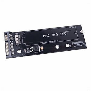 chenyang PCBA 12+6pin SSD to SATA 22Pin Hard Disk Cartridge Drive for 2010 2011 Mac Air A1369 A1370 SSD