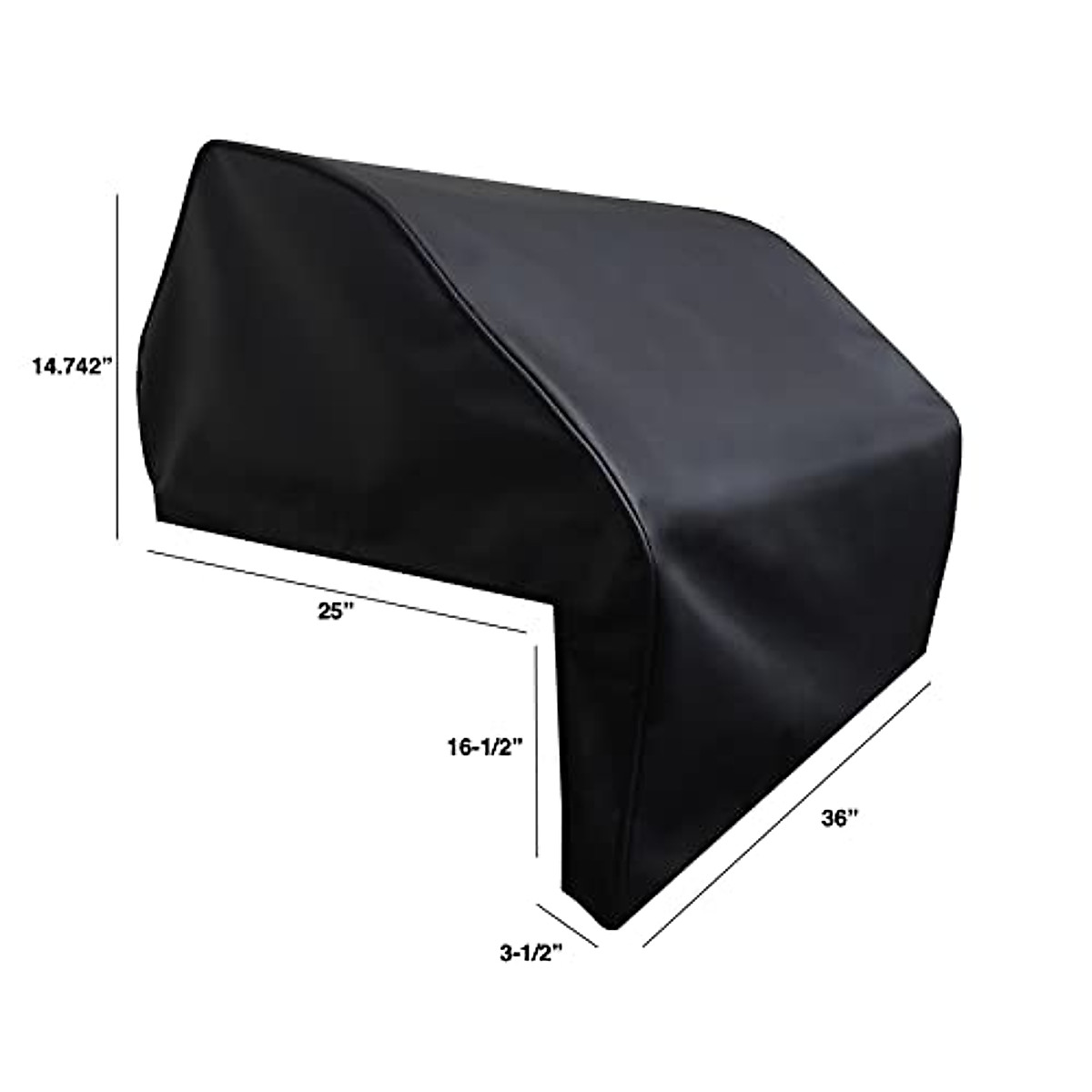 Windproof Covers 36 inch Heavy Duty Premium Vinyl Grill Cover to fit Twin Eagles Pellet Smoker Built-in Grill