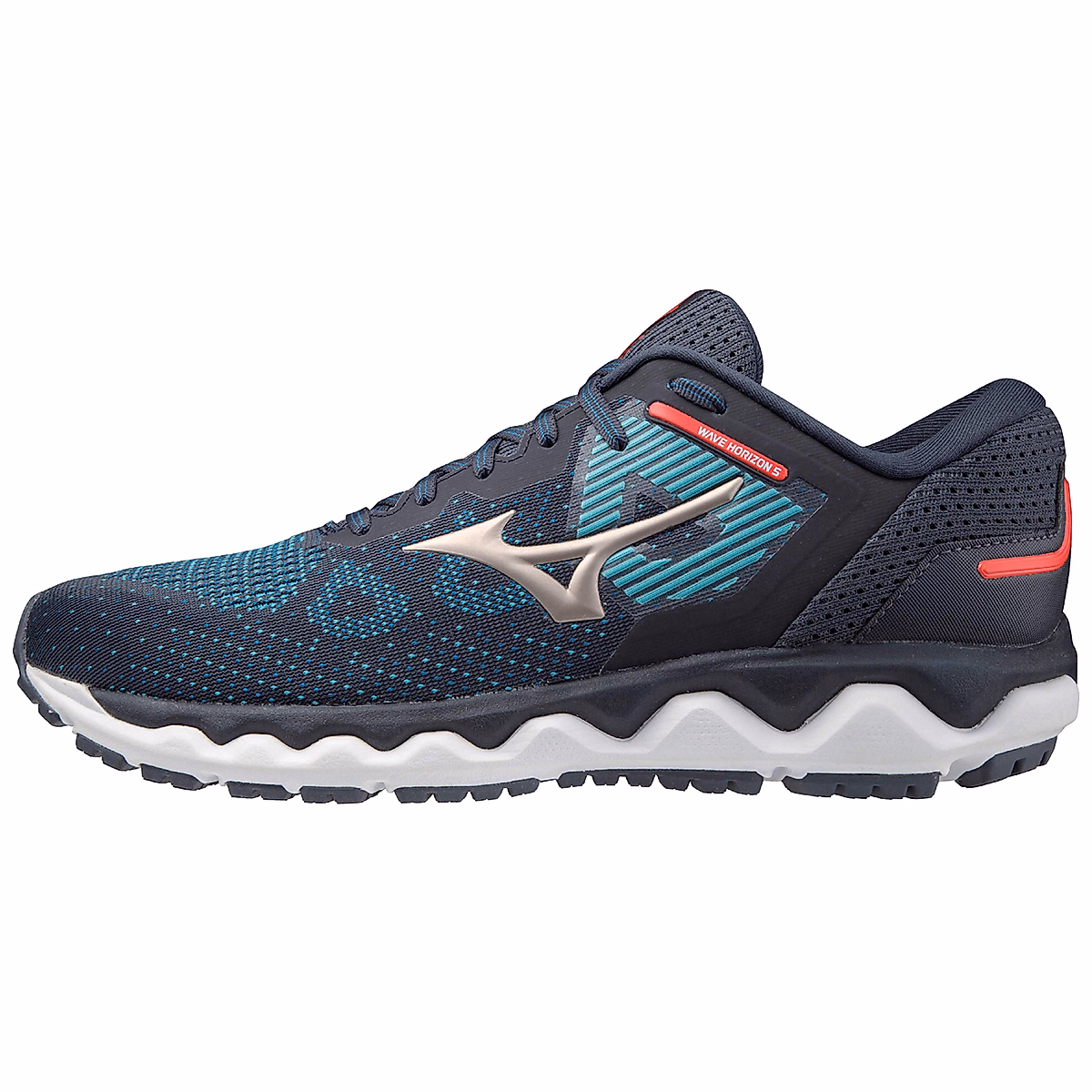 Mizuno Men's Wave Horizon 5 Running Shoe, Imperial Blue/Black, 10