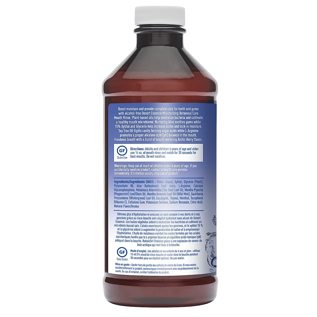Desert Essence Moisturizing Botanical Care Mouth Rinse - Arctic Berry