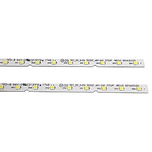 WAHRE LED Backlight Strip 54 LEDs Fit for S-amsung 65'' TV DFD-8 SEC_65_2X54 3030C_d6f_2d1 27S2P REV.V1 UN65MU6290VXZA CY-NM065HGXV1H