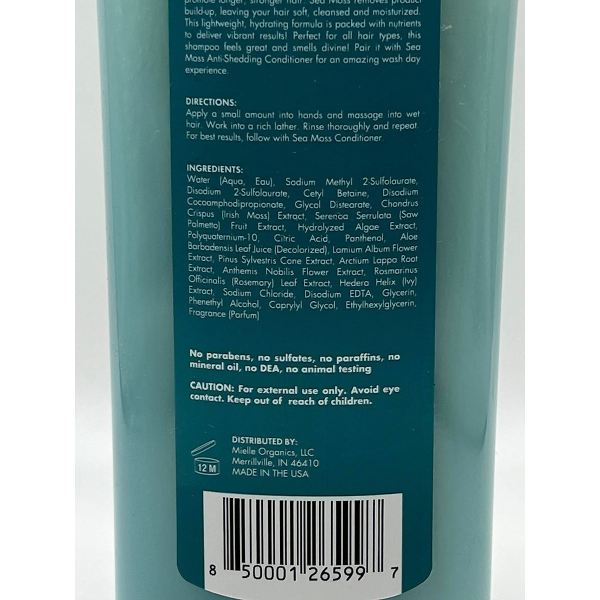 Mielle Sea Moss Blend Collection - Anti-Shedding Shampoo, Conditioner, Hair Masque 3 PCS Bundle Set