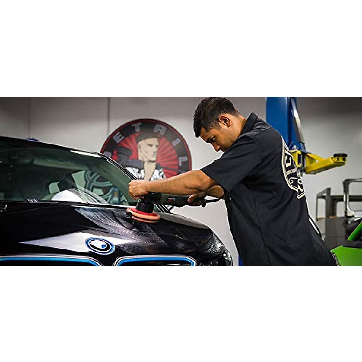 Chemical Guys BUFX112HEX6 Hex-Logic Quantum Medium-Heavy Cutting Pad, Orange (6.5 Inch Pad made for 6 Inch backing plates)