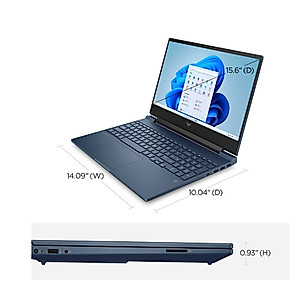 HP Victus 15.6" FHD 144Hz IPS Gaming Laptop - Intel Core i5-13420H - NVIDIA GeForce RTX 3050 - Micro-Edge - Wi-Fi6 - BT 5.3 - Backlit KB - Blue Win11 W/HDMI (16GB RAM | 1TB PCIe SSD)