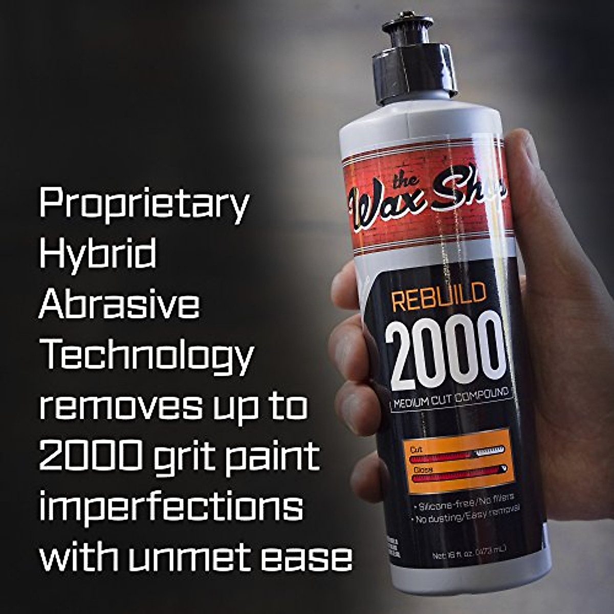 the Wax Shop 50956 32 Ounces Rebuild Medium Cut Polishing Compound-32oz
