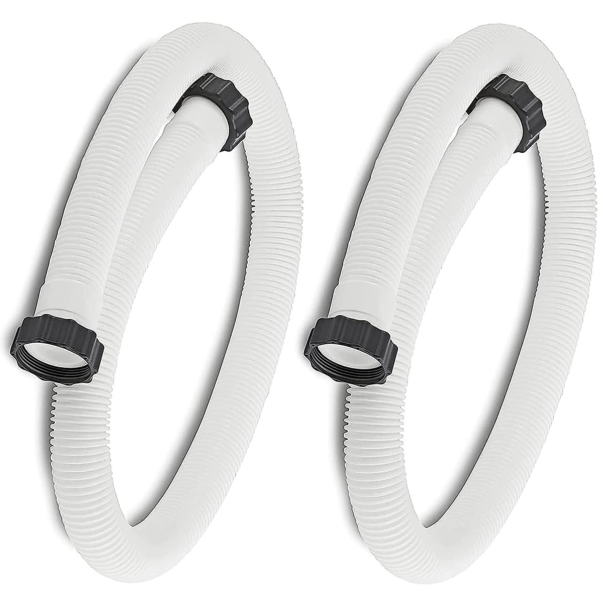 1.5" Diameter Pool Pump Replacement Hose for Intex Filter Pumps Sand Pump & Saltwater Systems - 59" Long(2 Pack)