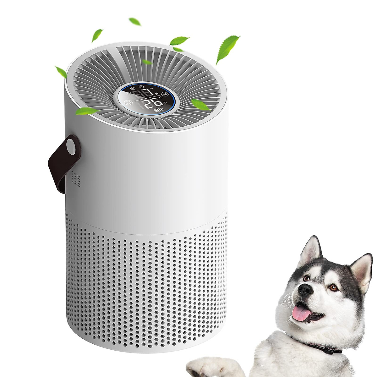 Air Purifiers for Home Large Room Dust Smart Hepa Air Purifier with 10000mAh Battery