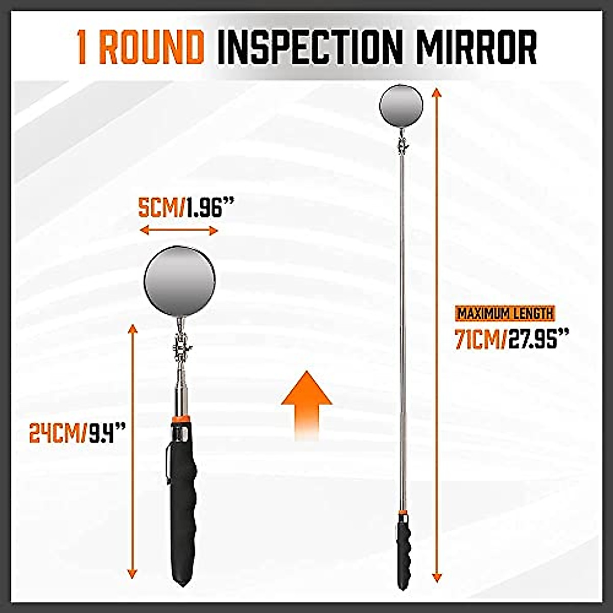 Magnetic Pickup Tool, HORUSDY 3-Piece 16LB Telescopic Magnet Stick, Birthday Gifts for Dad, Men, Husband