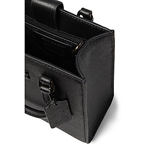 COACH Mens Tote 16 in Cross Grain Leather, Black