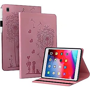 Case for iPad Mini 5 (5th Generation 7.9" 2019), Cover for iPad Mini 4,4th Generation 7.9" 2015, PU Leather Cover with Auto Sleep Wake for iPad Mini 1/Mini 2/Mini 3, Pink