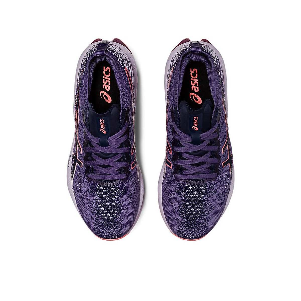 ASICS Women's Gel-Kinsei Blast Running Shoes, 8.5, Dusty Purple/Papaya