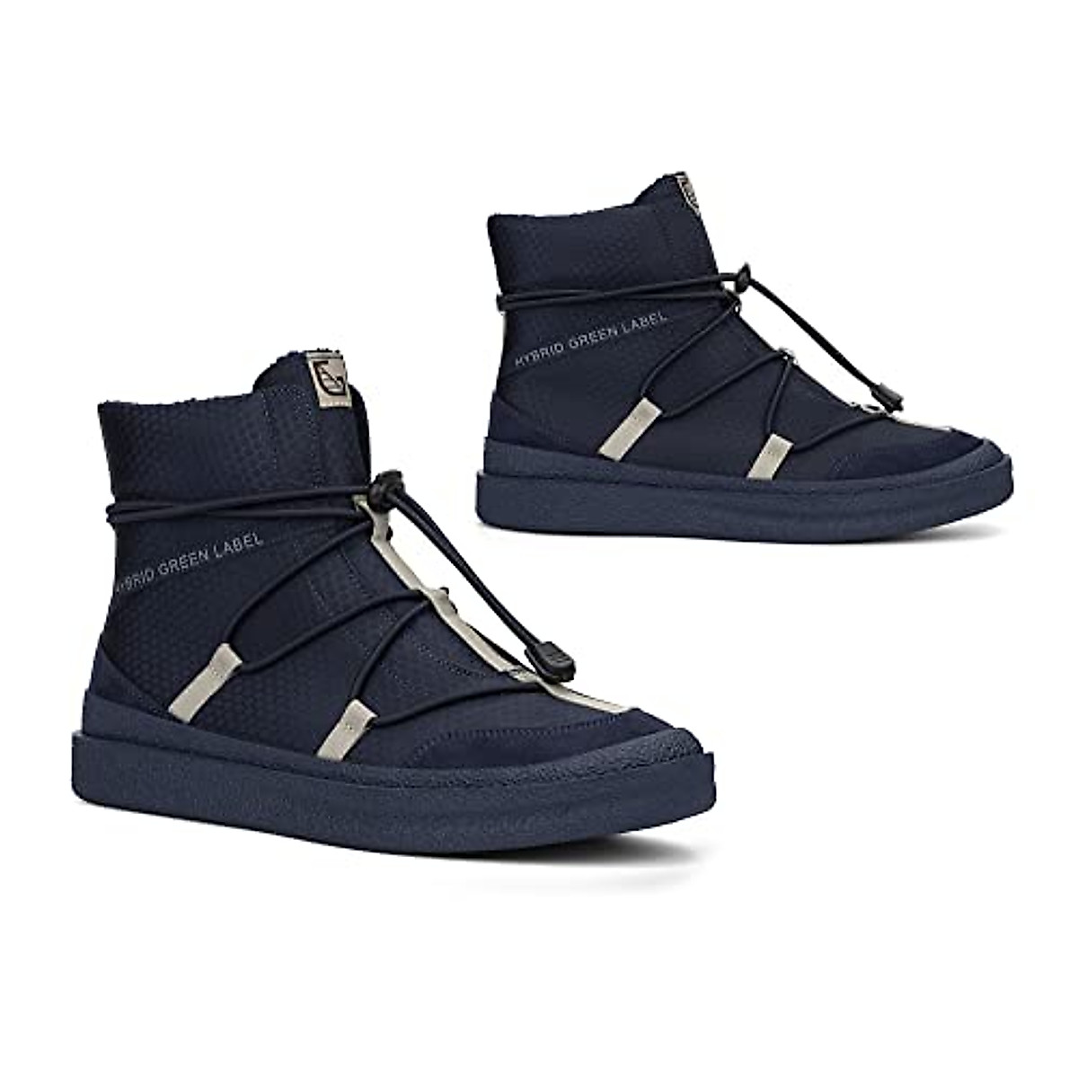 Hybrid Green Label Men's Shift Fashion Casual Sneaker High Top Athletic, Bungee, Round Toe, Rubber Outsole; Size 11