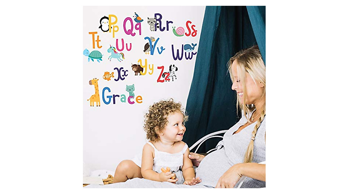 Fun ABC Wall Decals for Kids Rooms | Easy Nursery Décor