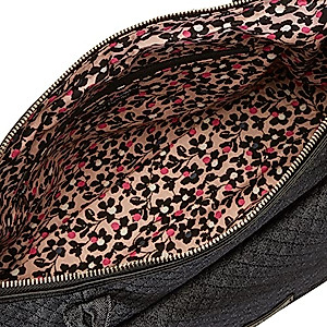 Vera Bradley Women's Denim Carson East West Tote Bag, Denim Navy, One Size