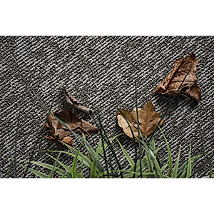 Furnish my Place Modern Indoor/Outdoor Commercial Neutral Rug, Modern Area Rug, Home Decor Mat, Pet-Friendly Carpet for Living Room, Kids, Wedding, Made in USA - 2' x 4' Rectangle