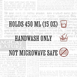 Paladone Hogwarts Crest Plastic Travel Mug - Officially Licensed Harry Potter Merchandise