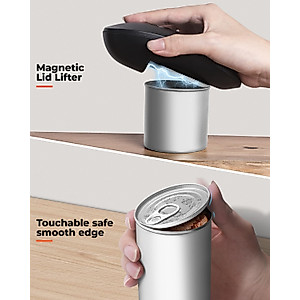 Canslab Rechargeable Electric Can Openers for Kitchen for Seniors with Arthritis- USB Battery Automatic Can Opener for Any Size Can - Smooth Edge, Handsfree, Portable Small One Touch Opener