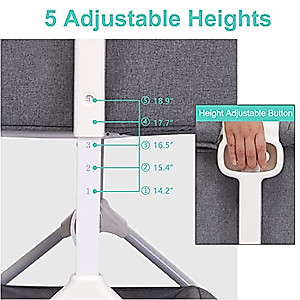 Kinfant Toddler Beds Infant Bassinet - Cribs Bedside Sleeper for New Born Babies Adjustable Portable Bed with Hanging Dolls