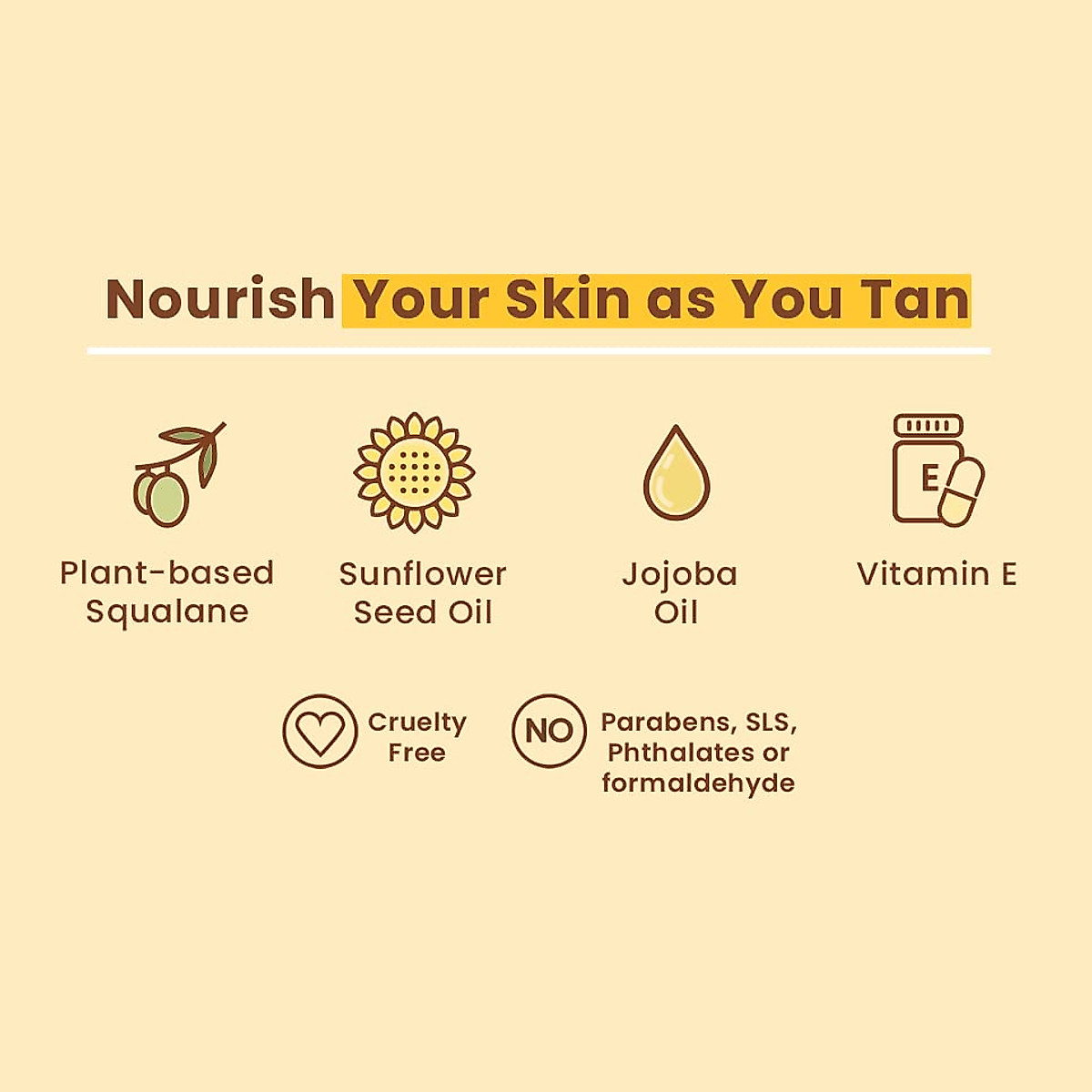 JOAH Self Tanner, Sun & Seoul Golden Daze Sunless Tanning Drops, Moisturizing Self Tanning for Face & Body, Vegan & Cruelty-Free, Medium/Deep 30ml