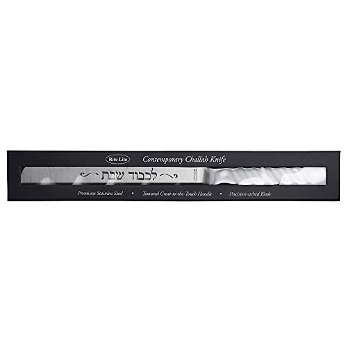 Rite Lite Stainless Steel Challah Knife Long Shabbat Hallah Shabbos Knife Hanukkah