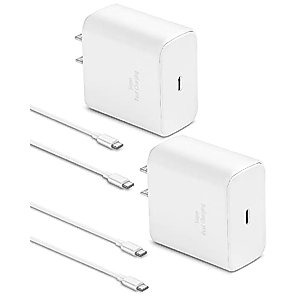 45W USB-C S22 Ultra Charger, 2 Pack Super Fast Charger Block with 5FT Type C Android Phone Cable Fast Charging for Samsung Galaxy Charger S22 Ultra/S22/S22+/S21/S21+/S21 Ultra/S20/S20+/S20 Ultra