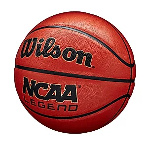 Wilson NCAA Legend Basketball - Size 5 - 27.5", Orange/Black