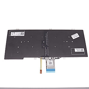 US Backlit Keyboard Frameless (Without Frame) for Dell Latitude E5280 5280 5288 5289 7280 7290 7380 DPN 0346TJ 00NPN8
