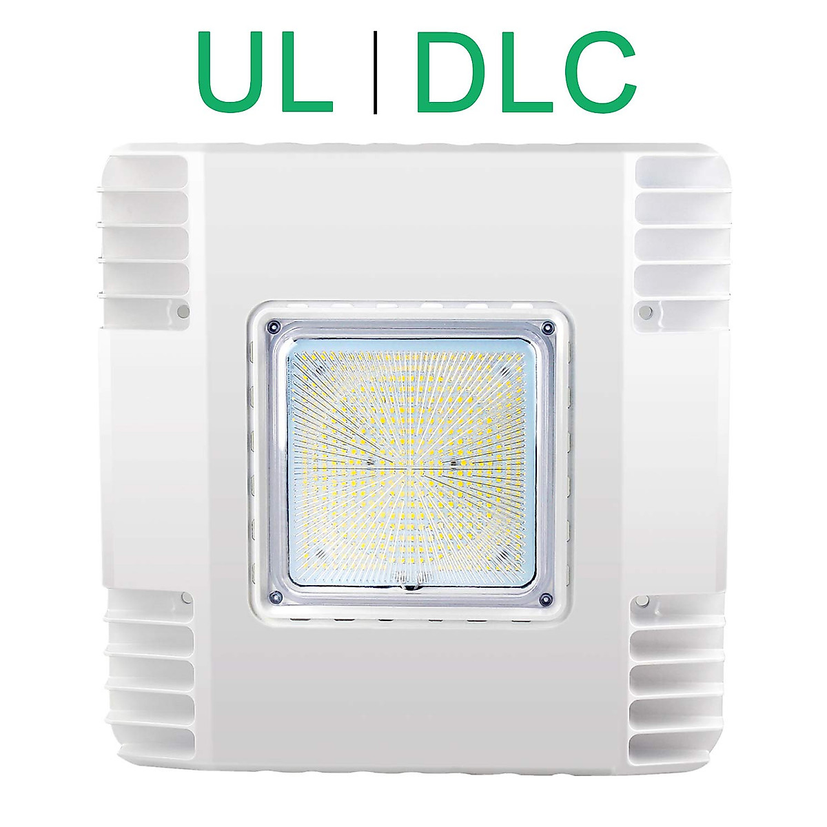 OSTEK 2 Pack LED Canopy Light 150W Gas Station Carport Ceiling Light 5700K, Outdoor Rated (600W HID/HPS Equivalent), 90-277V IP65 DLC & UL Listed