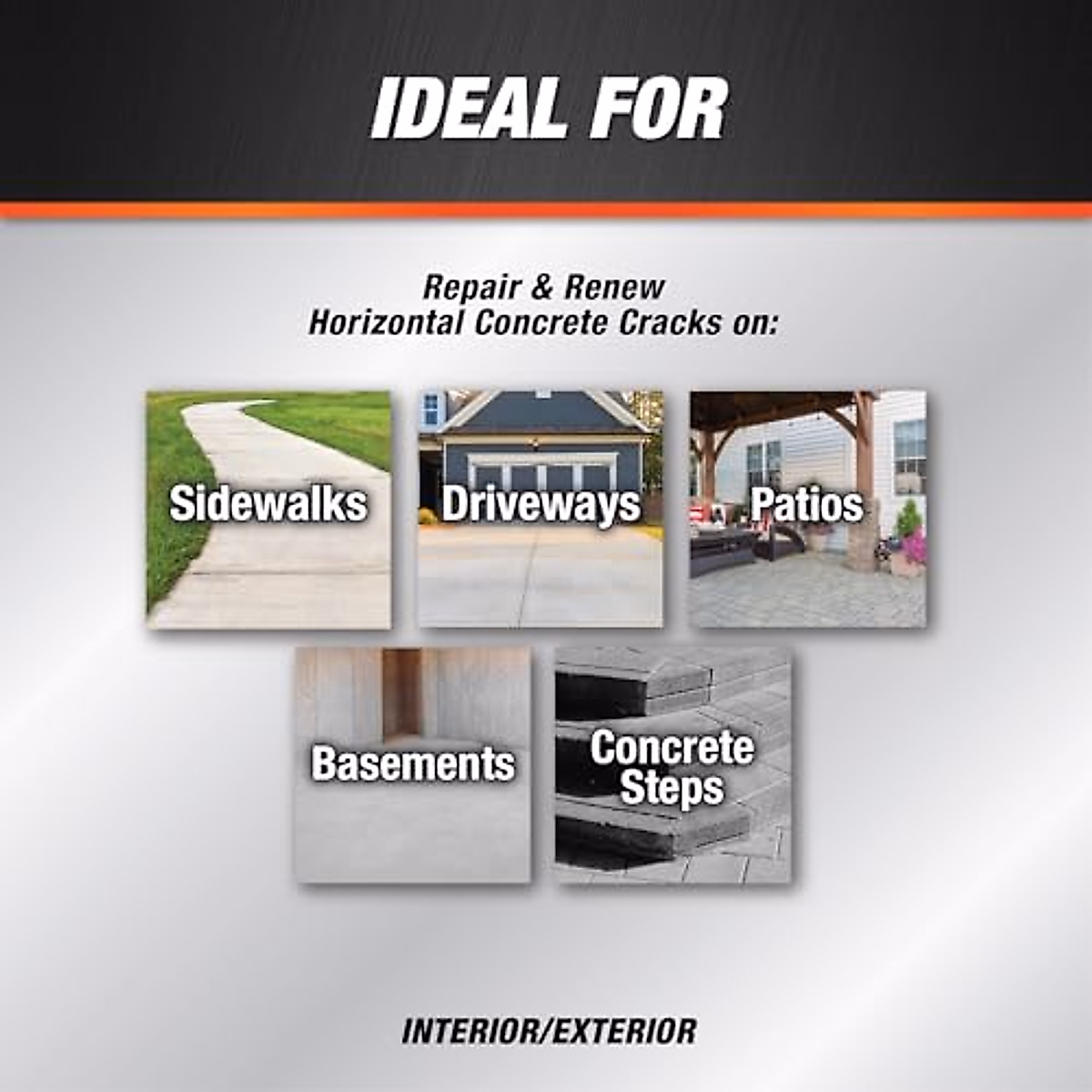 DAP 7079860500 Concrete Crack Filler, Gray