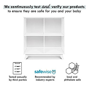 DaVinci Otto Convertible Changing Table and Cubby Bookcase in White