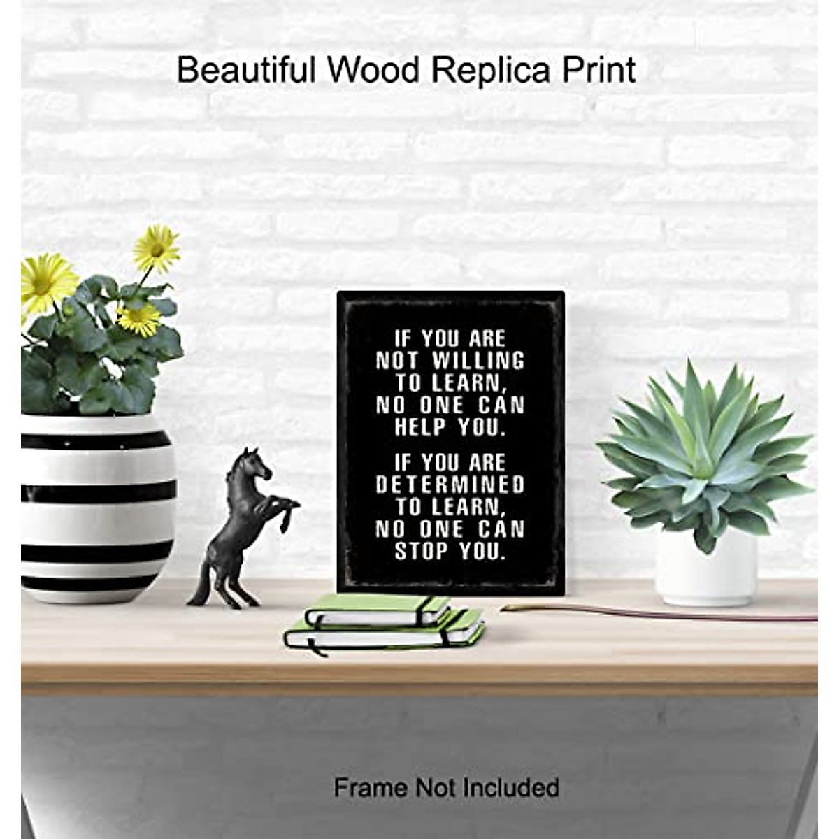 Motivational Wall Art - Office Wall Art & Decor Motivational poster - Positive Quotes Wall Decor - Encouragement Gifts - Positive Sayings for Wall Decor - Entrepreneur Wall Art - Inspirational Quotes