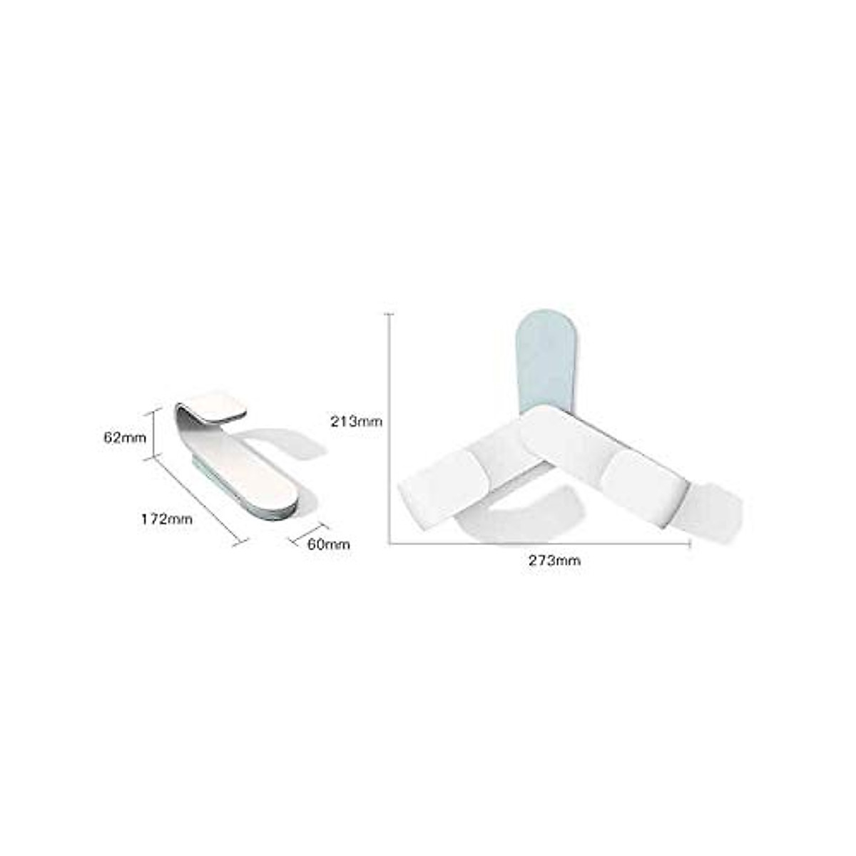 XJJZS Punch-free Spin Kitchen Home Pot Pan Cover Shell Cover Sucker Tool Bracket Storage Rack Organizer Pot Lid Kitchen Accessories (Color : Blue)