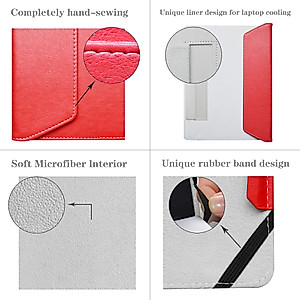 Alapmk Protective Case for 11.6" Lenovo 100e Chromebook Gen 4/Lenovo 300e Yoga Chromebook Gen 4/Lenovo 300w Yoga Gen 4/Lenovo 100w Gen 4 (Not fit Lenovo 100e Chromebook Gen 3/Gen 2),Red