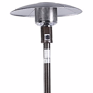 Outdoor Patio Heater, Steel With Bronze Finish, 40,000-BTU