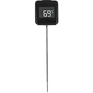Blackstone 5299 Digital Probe Food Thermometer for Cooking, Grilling, Meat, Frying, Baking, BBQ, Griddle Accessory Instant Read in Celsius or Fahrenheit - Waterproof, Heat Resistant, Black