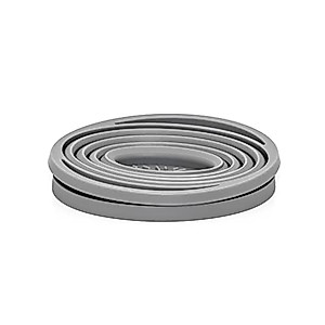 Pour Over Coffee Kit (Gray) Collapsible Pour Over Coffee Dripper and Set Of 3 Reusable Cotton Coffee Filters Perfect For Travel And Camping - Travel Ready Gear