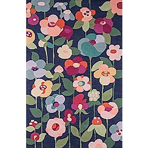 Momeni Newport Collection Area Rug, 2'0" x 3'0", Navy