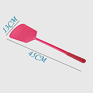 Fly Swatter,5 Pack Plastic Heavy Duty Manual Fly Killer, Long Handle Flyswatter, Large Bug Swatters That Work for Indoor and Outdoor