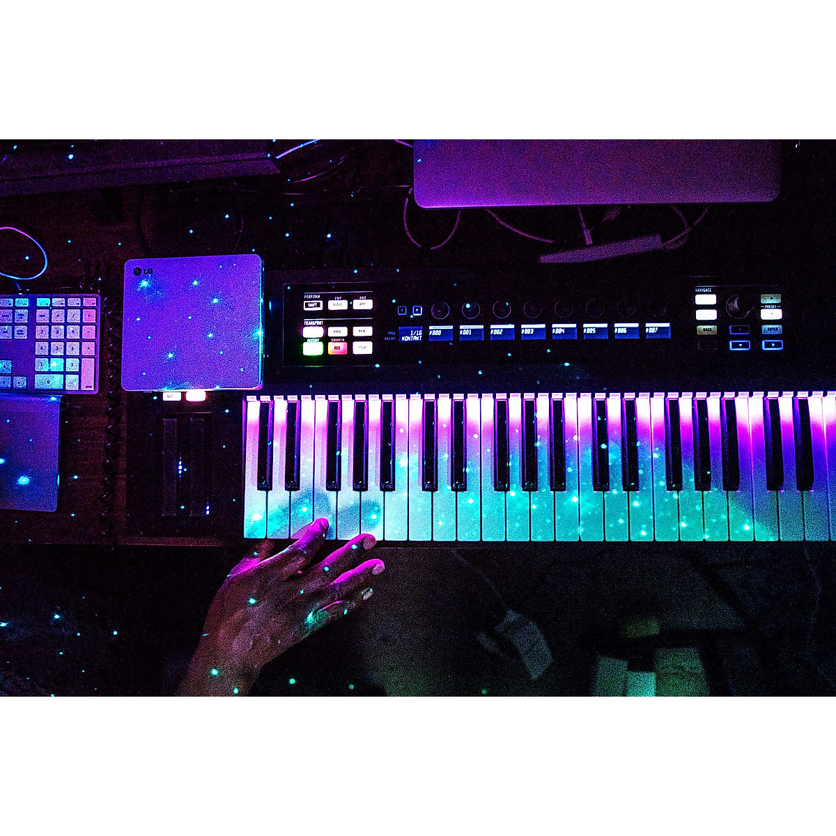 BlissLights BlissBulb - Laser Star Projector, Galaxy Lighting for Party, Holidays, Night Lights, Patios (Indoor/Outdoor, Standard E26 Base) - Red