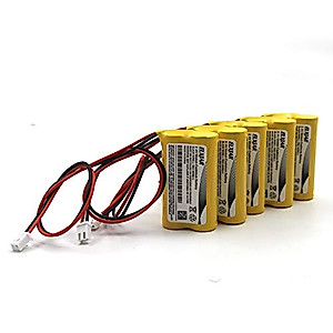 elxjar (5-Pack) 2.4V 600mAh Battery Replacement Exit Sign Emergency Light Exitronix 10010036 Lithonia 10010034 Interstate NIC1394 BEL-179