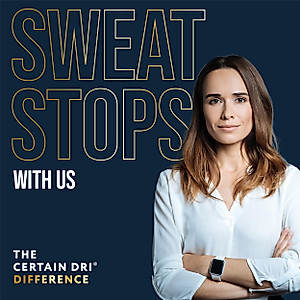 Certain Dri Prescription Strength Clinical Antiperspirant Roll-On Deodorant, Hyperhidrosis Treatment for Men & Women, Long-Lasting 72hr Protection, Effective Sweat Control, Fragrance Free, 1.2 Fl oz