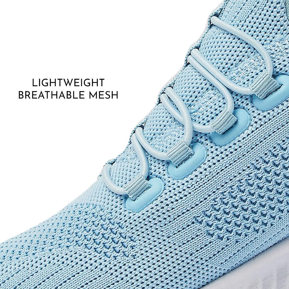 Avia Air Slip On Shoes for Women - Casual Comfortable Athletic Tennis Walking Sneakers for Women with Memory Foam - Aqua Blue/Navy Blue, 7.5 Medium