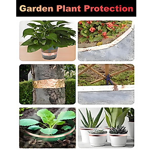 Copper Tape 1Inch x 50 Feet Double Conductive Metal Foil Adhesive Tape for EMI/RFI Shielding, DIY Crafts, Grounding, Stained Glass, Garden, Solder Paper Circuit, Guitar Interference Shield, Duct Wrap