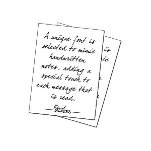 KindNotes Glass Keepsake Gift Jar with Birthday Messages - Fresh Cut Floral You are Loved Design